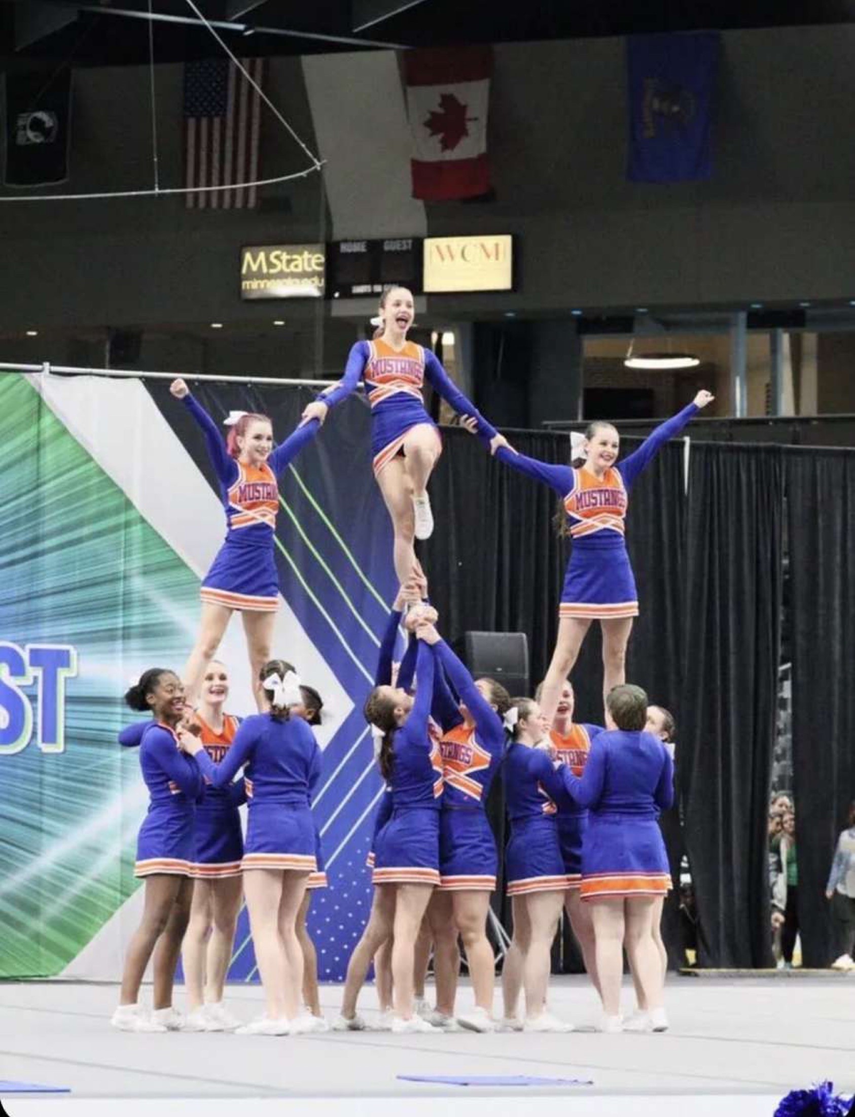 North Dakota State Cheer Competition | The Mustang Post
